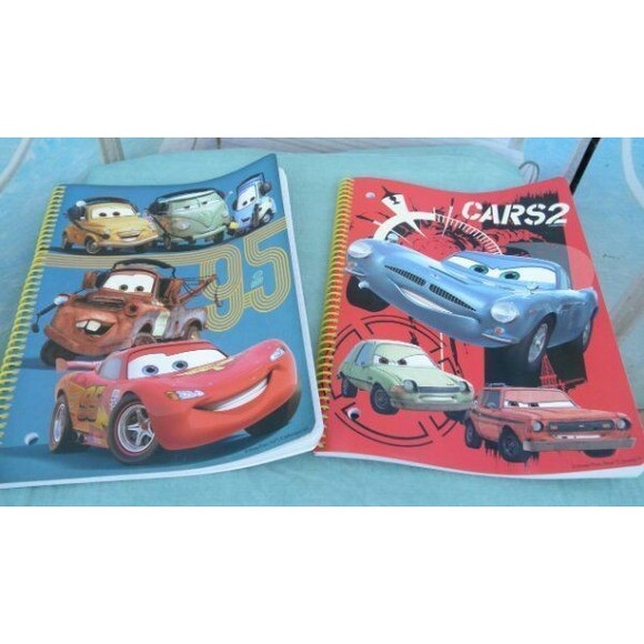 Pixar | Other | Lot Of 2 Disney Cars Movie Theme Notebooks Wide Ruled 0 ...
